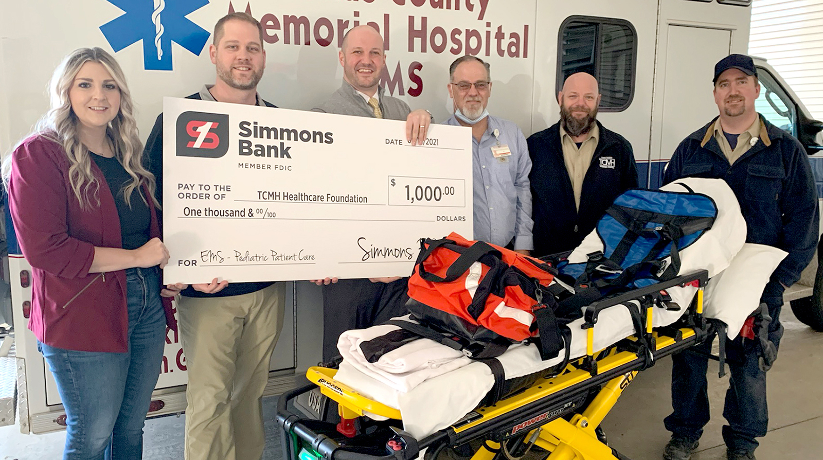 Pediatric emergency transportation restraints now in TCMH ambulances ...