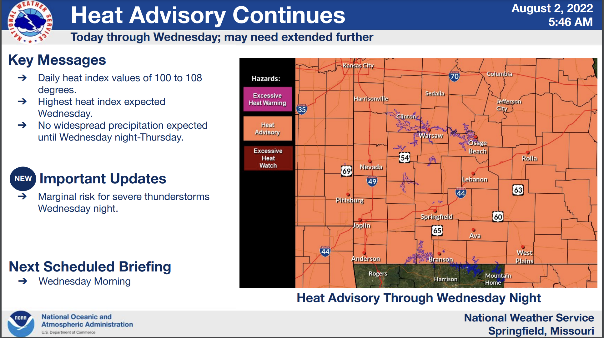 A heat advisory continues through Wednesday - Houston Herald