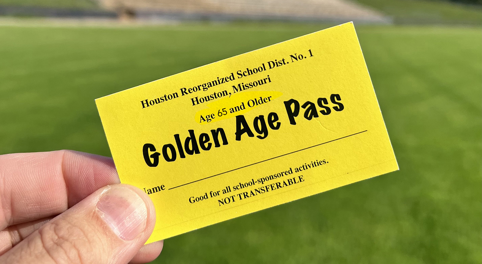 Special sports pass available to local senior citizens - Houston Herald