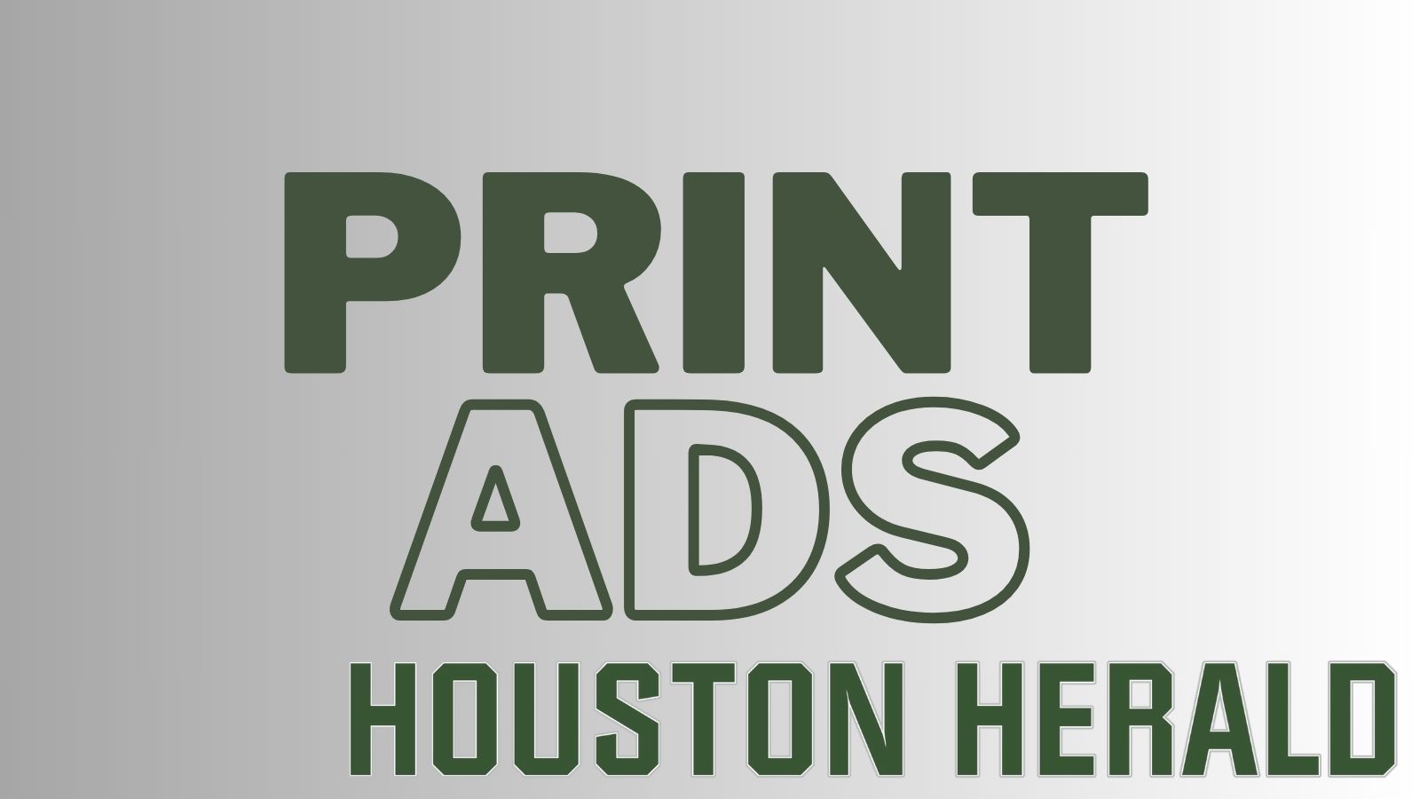 This week's print ads - Houston Herald