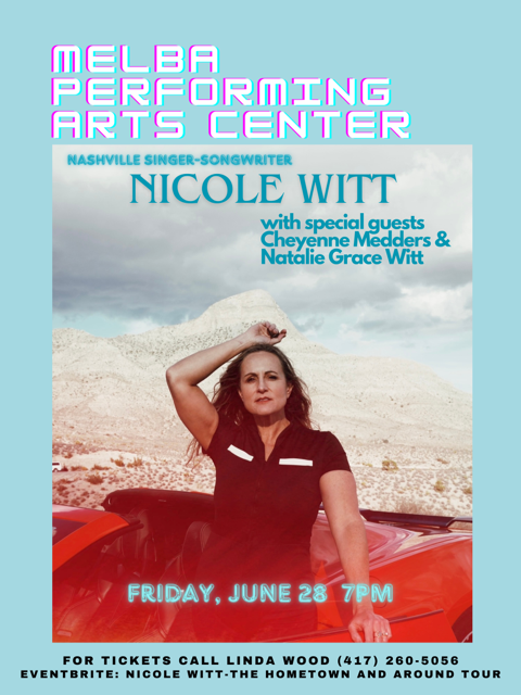 Nashville singer-songwriter to perform Friday at the Melba Performing ...