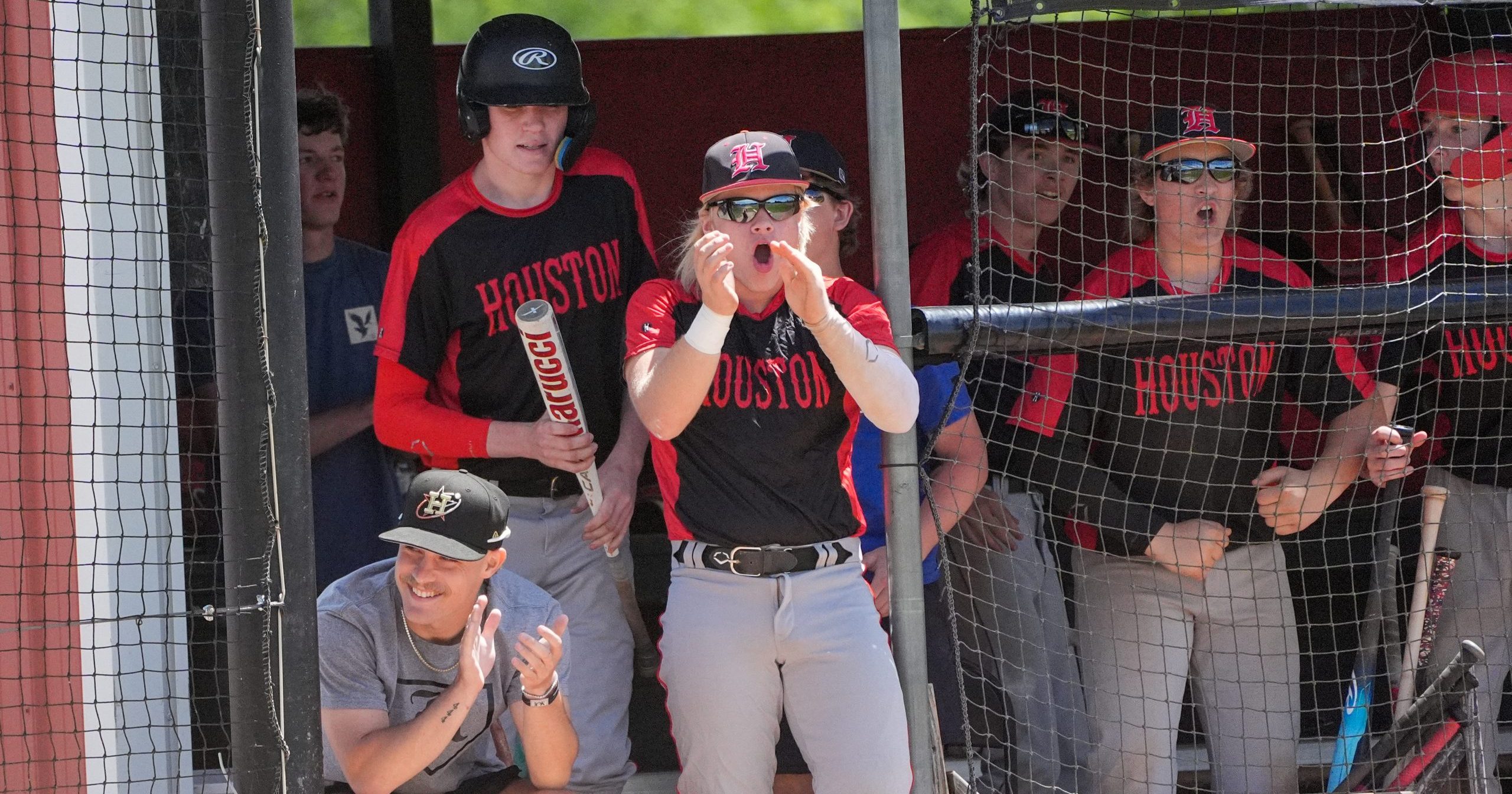 HHS baseball advances to face rival after district opener win - Houston ...