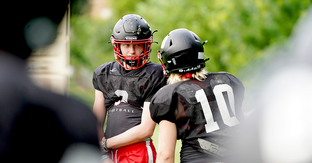 VIDEO: Riley embraces leadership role with HHS football - Houston Herald