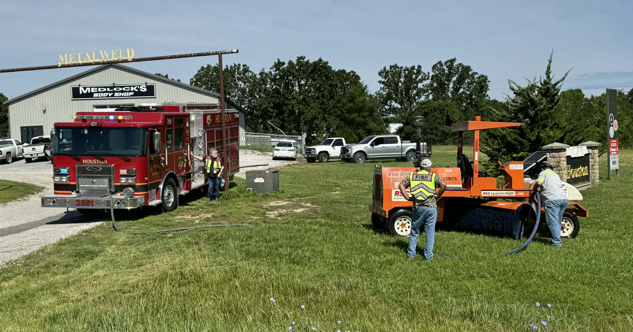 Concrete spill closes portion of U.S. 63 for nearly 2 hours - Houston ...